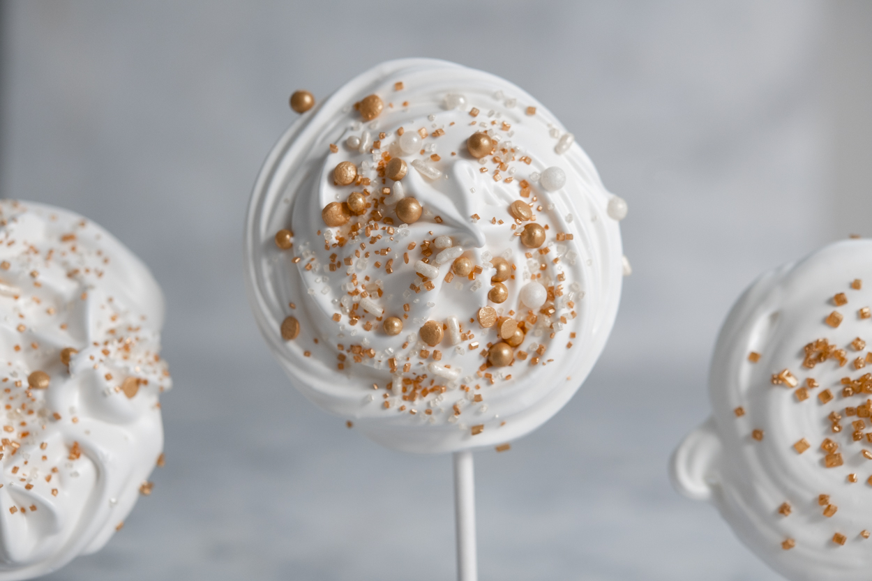Popping off 2021 with the Perfect New Year's Meringue Pops - Rolled in ...